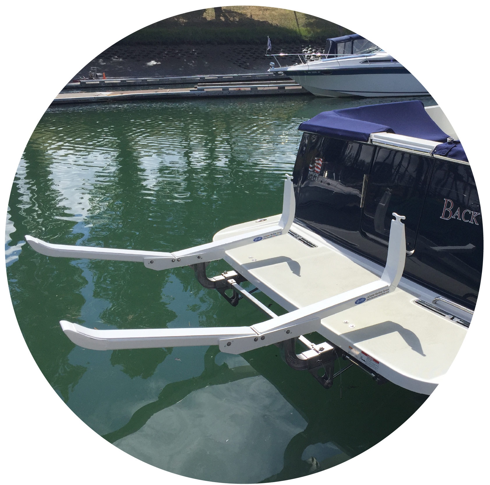 Hide-A-Davit | Low Profile Dinghy Davit System